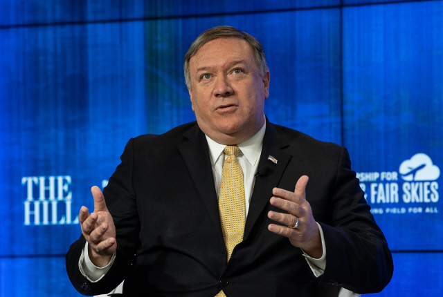 폼페이오 "어려운 도전…경제적 압박 통한 北 비핵화 기회 확신"