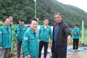 육동한 춘천시장, 호우 피해지 점검